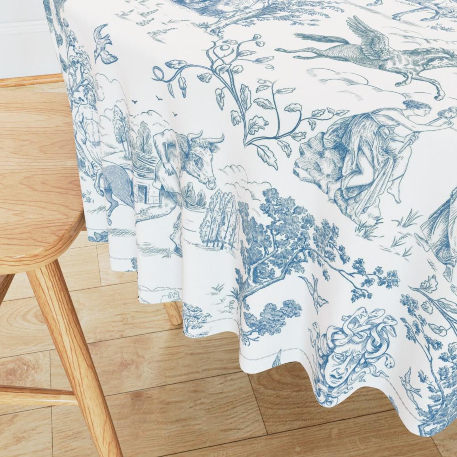 Toile Tablecloth - Greek Mythology Toile by Vinpauld - Greek Mythology ...