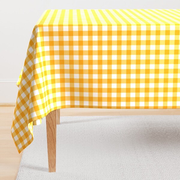 Gingham Checked Tablecloth - Etsy