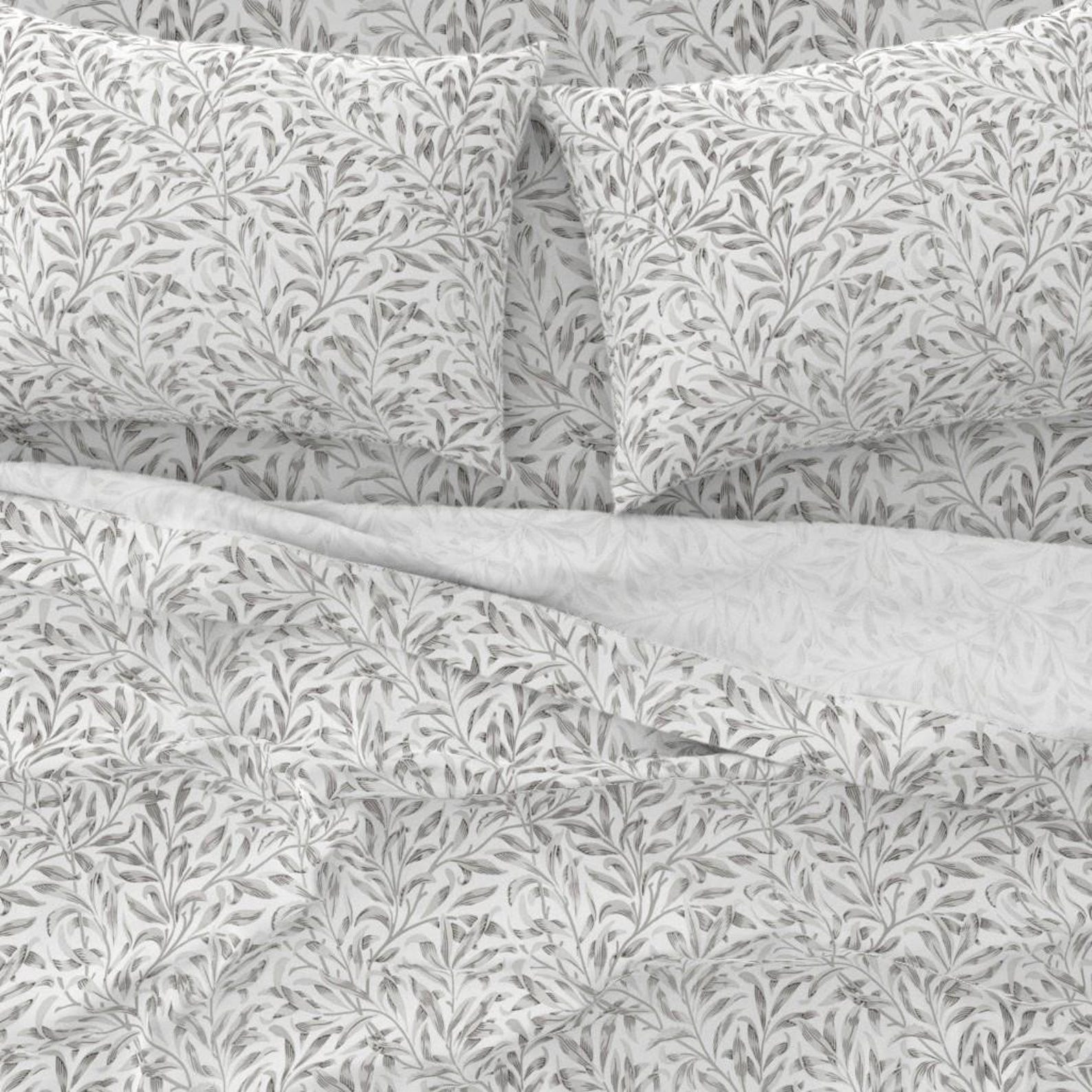Gray William Morris Sheets - Willow Bough in Gray by Salvagescapes ...