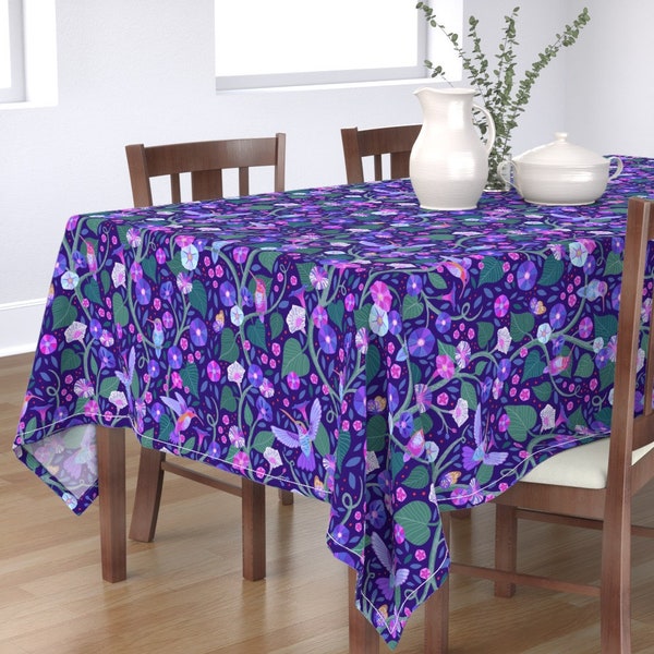 Purple Tablecloth - Etsy