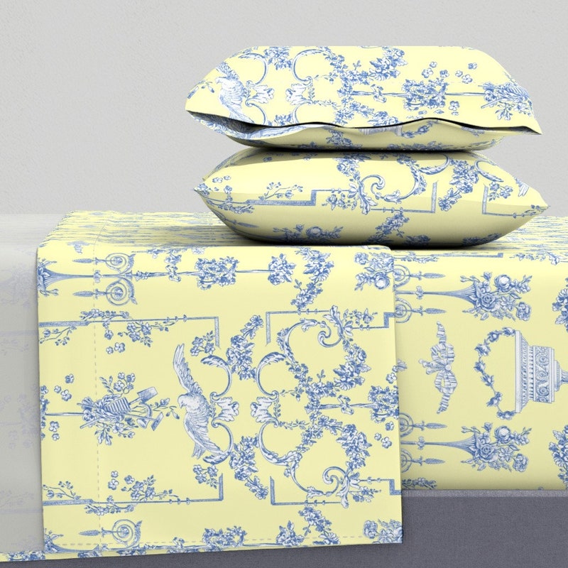 French Toile - Etsy