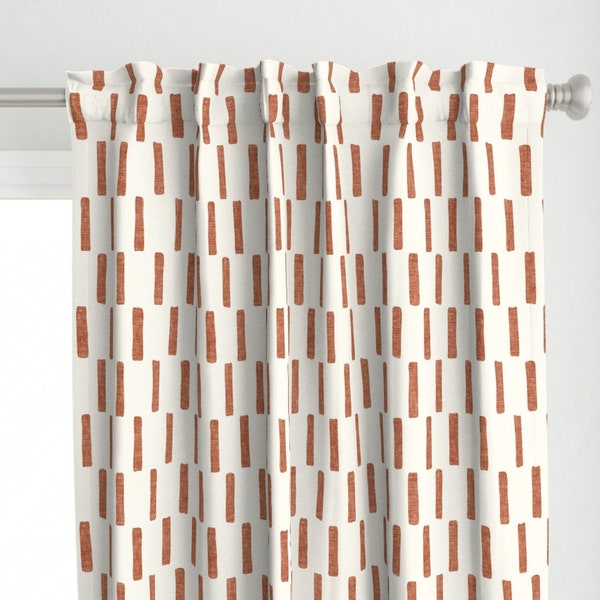 Terracotta Curtain - Etsy