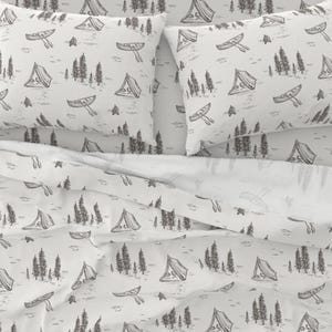 Woodland Adventure Sheets - Lake Life by Rose_lindo - Outdoors Rustic ...
