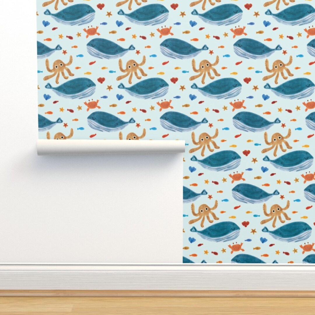 Ocean Friends Commercial Grade Wallpaper Ocean Friends Jumbo by ...