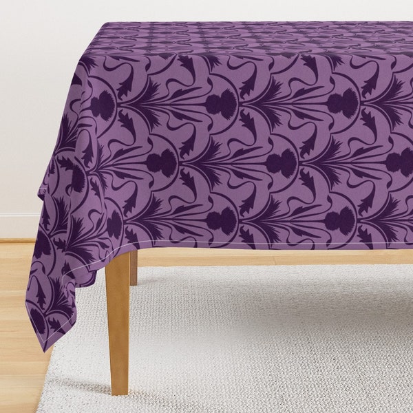 Purple Tablecloth - Etsy