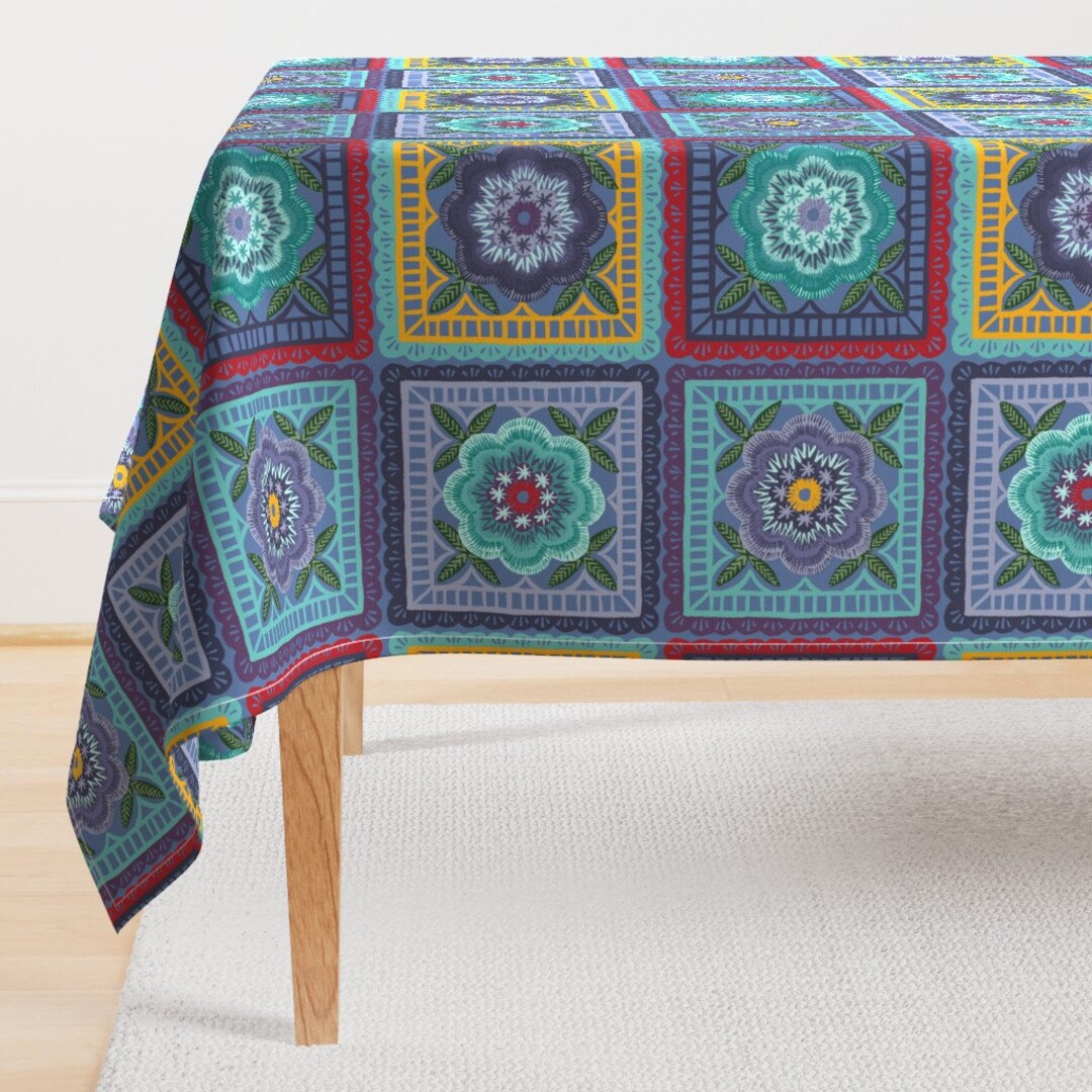Square Tablecloth Granny Square by Annaaho Granny Crochet Granny Square ...