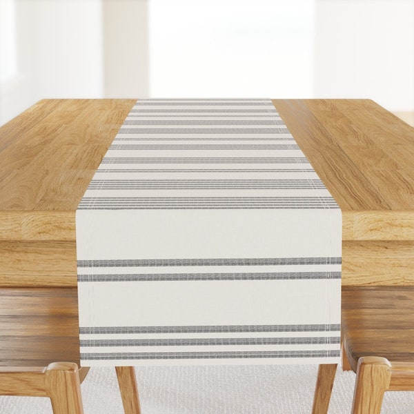 Grey Table Runner - Etsy