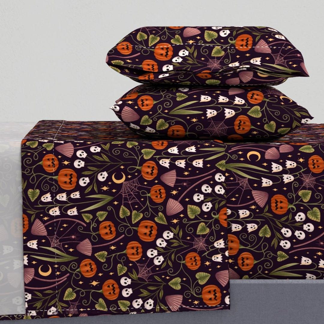 Whimsical Halloween Sheets - Spooky Season by Hope_olivia_illustrations ...