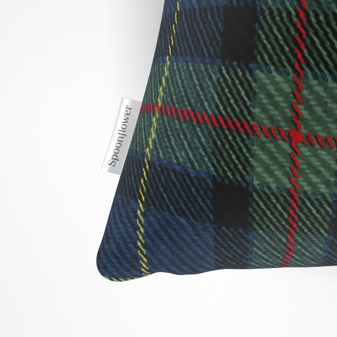 Plaid Throw Pillow - Blue Tartan Traditional Scotland Scottish ...