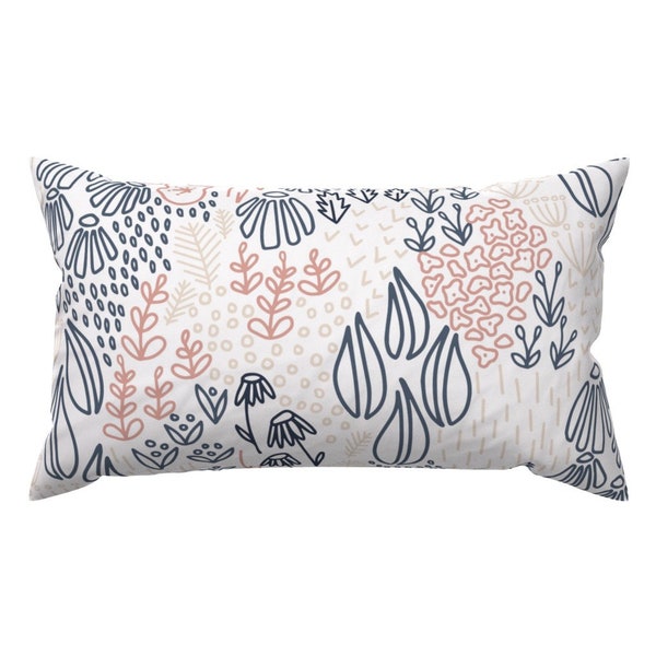 Pink Flower Pillow - Etsy