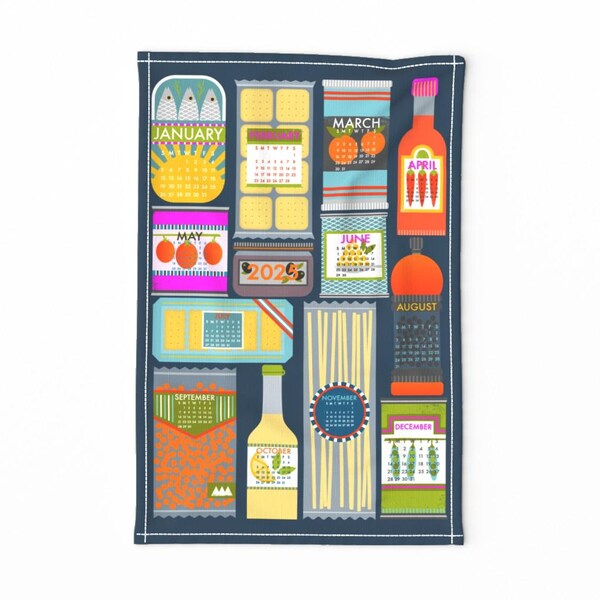 Calendar Tea Towels - Etsy