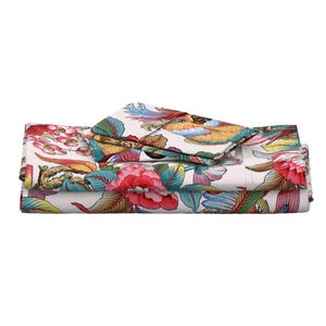 Bird Sheets - Edwardian Parrot by Peacoquettedesigns - Pink Dusty ...