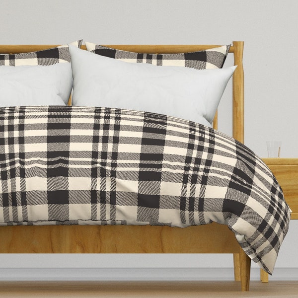 Brown Black Plaid - Etsy