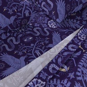 Dark Raven Sheets - Periwinkle Witch Garden by Misentangledvision ...