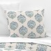 Periwinkle Bedding Handblock Medallion by Whitneyenglish Cornflower ...