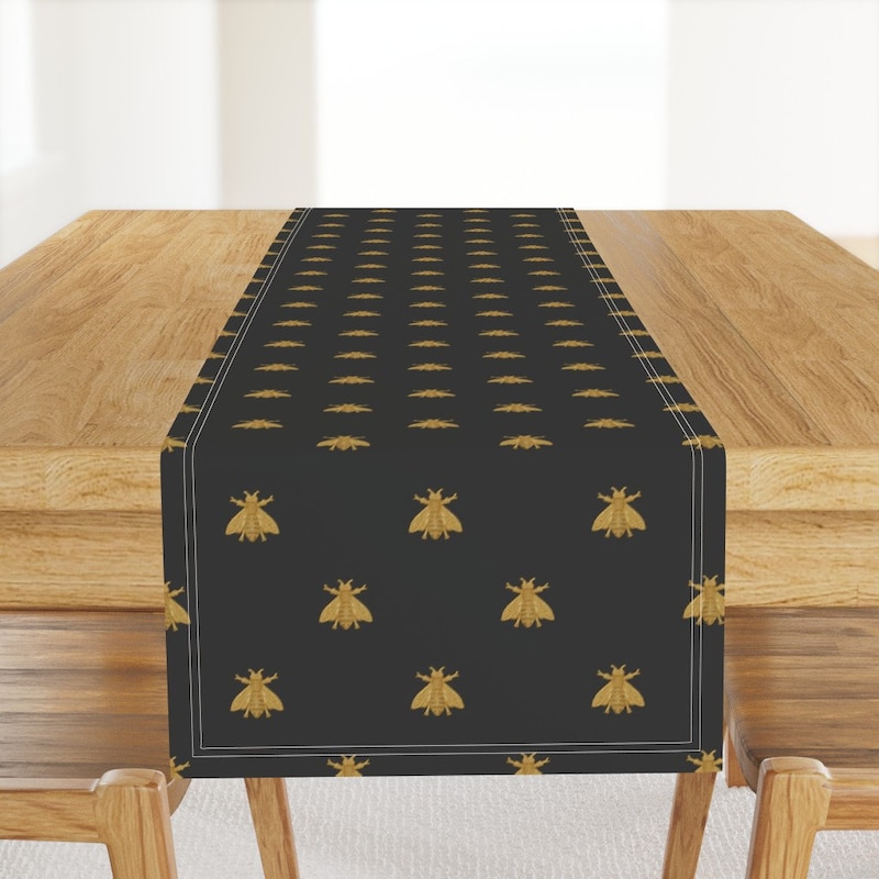 Bee Table Runner - Etsy
