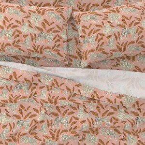 Maximalist Sheets Malaysian Tiger Pink by Scarlet_soleil Tiger Animal ...