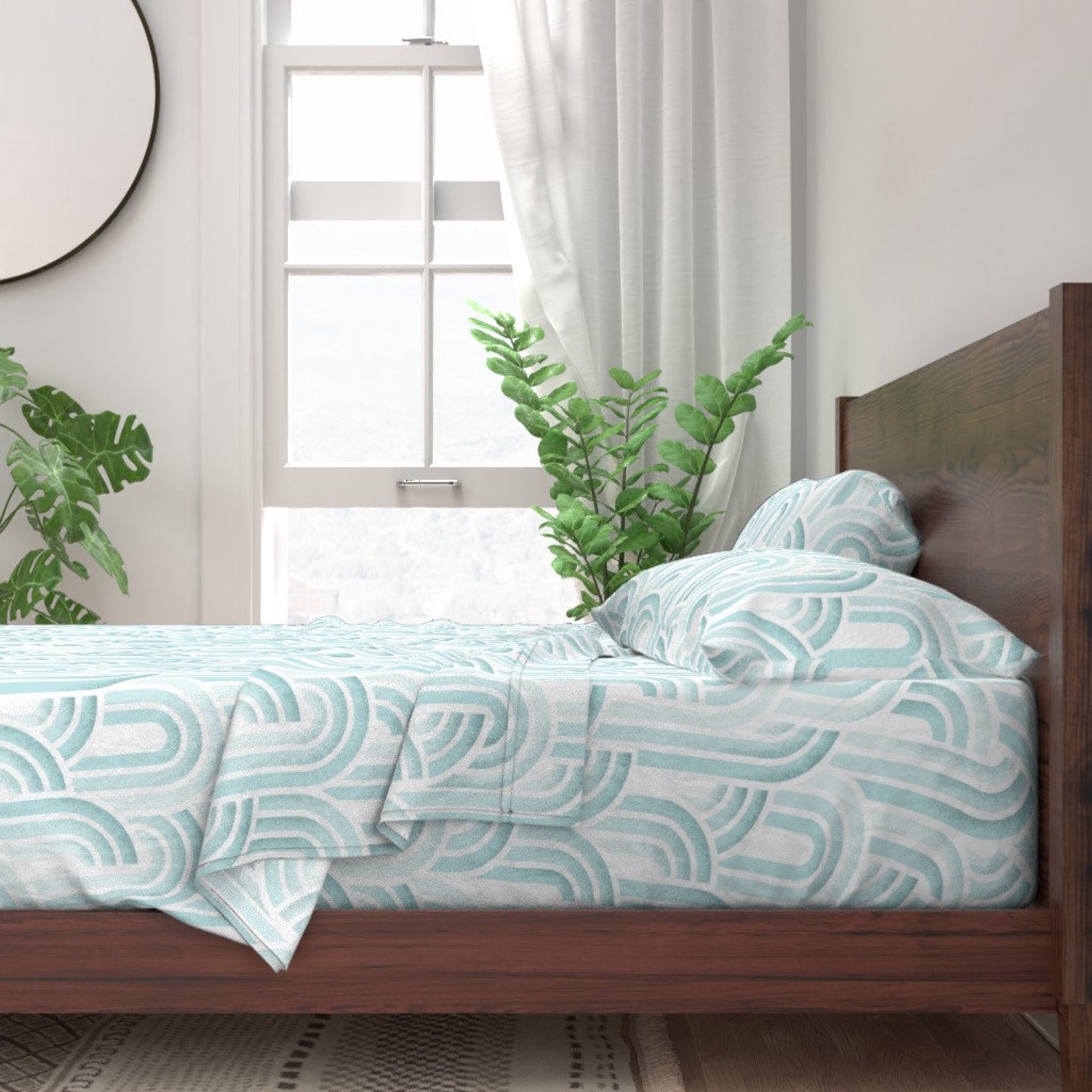 Aqua Rainbow Sheets Dreamy Waterfalls by Studio_amelie Waterfall ...