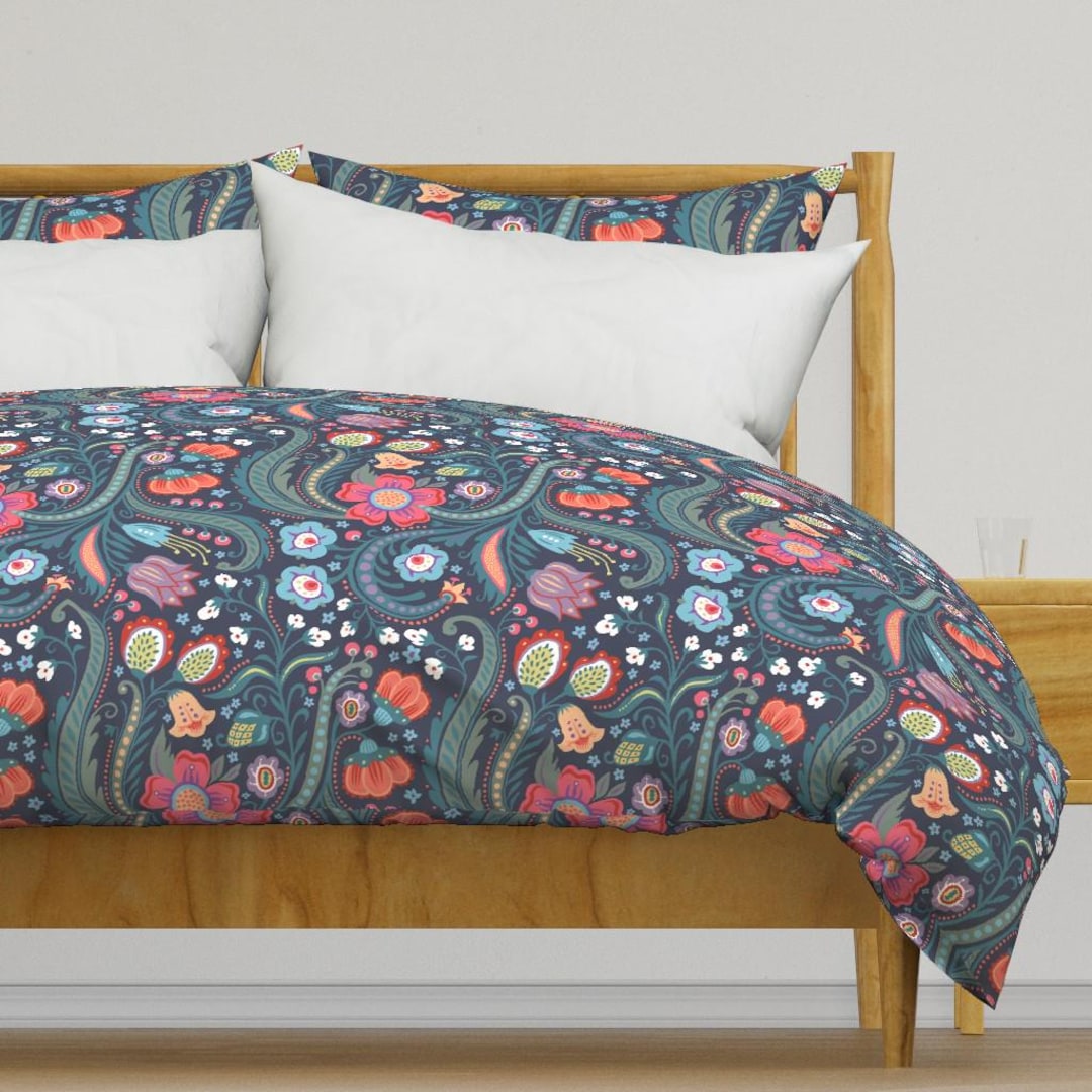 Scandi Floral Bedding - Skandelska by Kokara - Bright Botanical ...