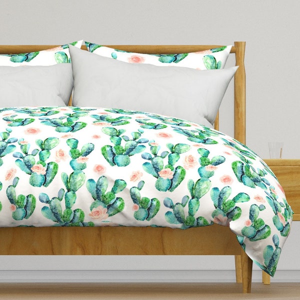 Cactus Bedding Queen - Etsy