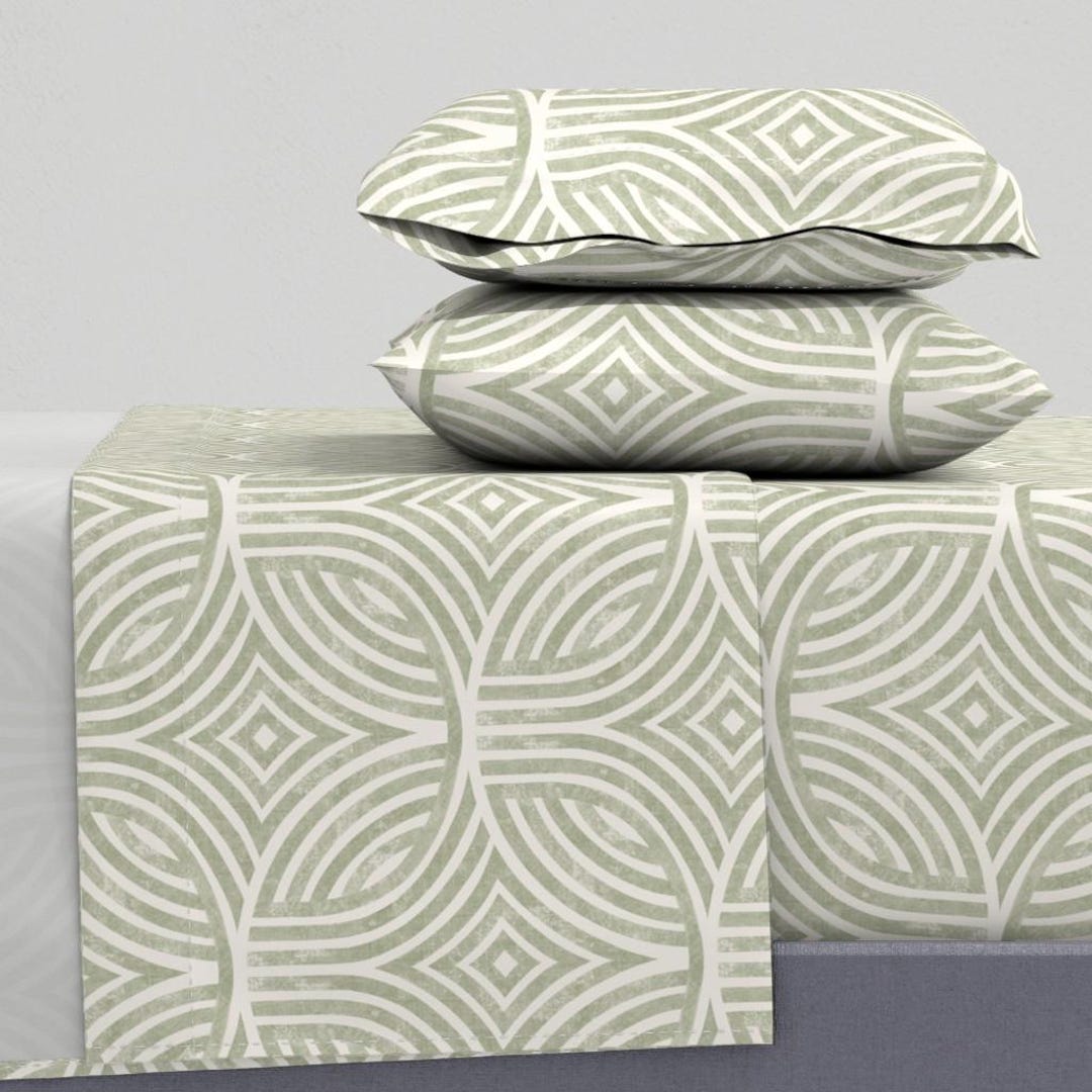 Art Deco Sheets - Geometric Arch Large by Carlymorgan - Geometric Lines ...