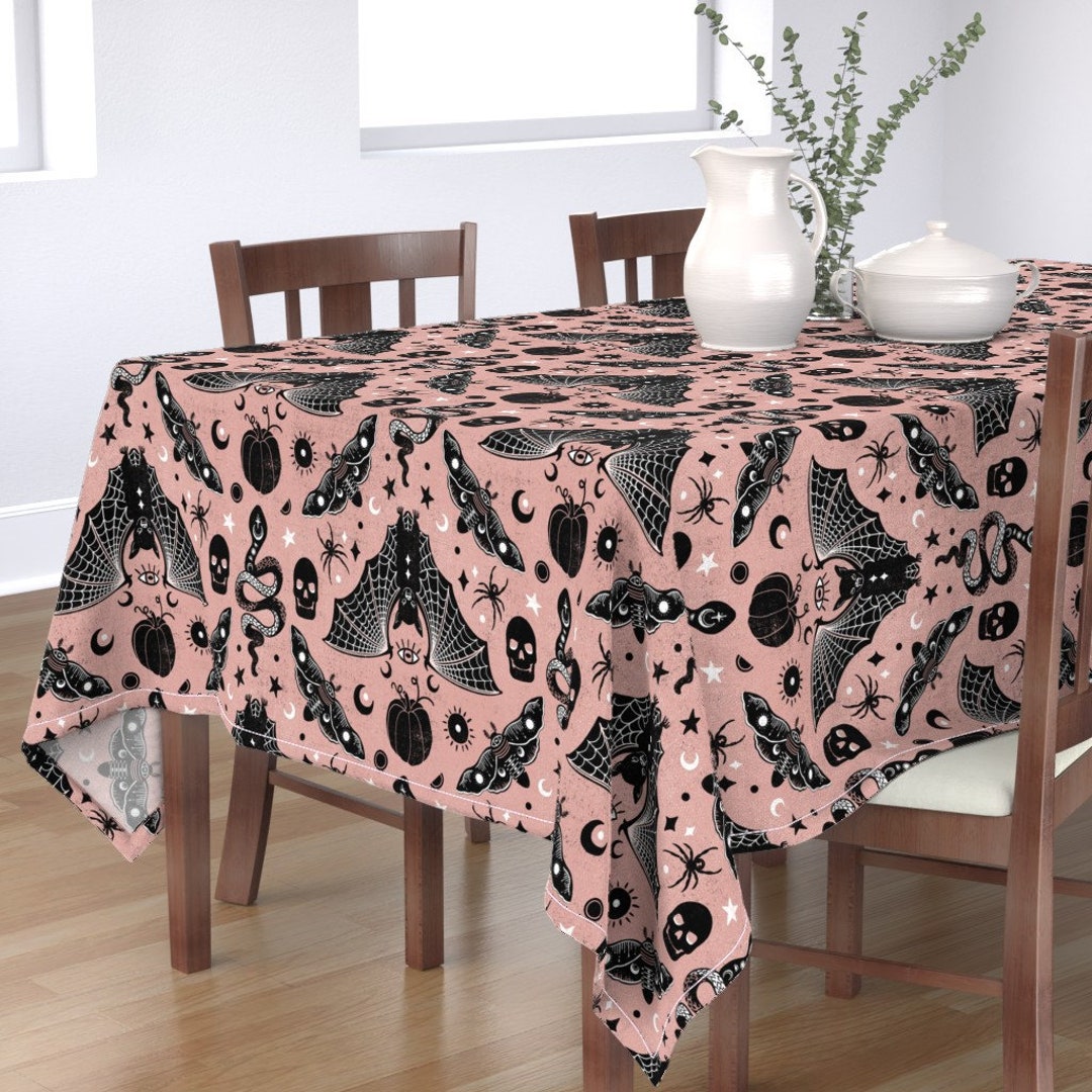 Candy Goth Tablecloth Gothic Halloween Large Scale by - Etsy