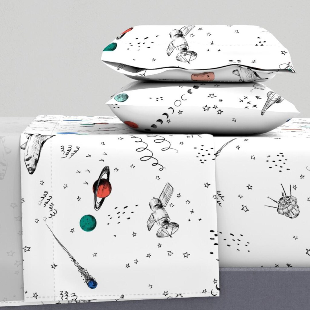 Outer Space Sheets - Space Out_light_jumbo by Pattern_state - Space ...