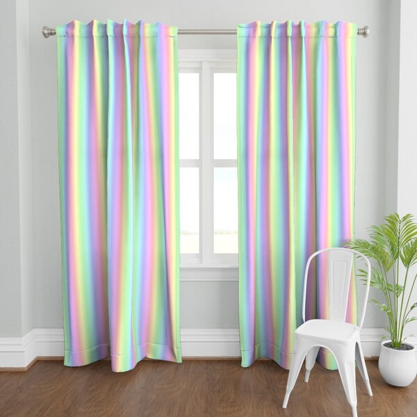Pastel Curtains - Etsy