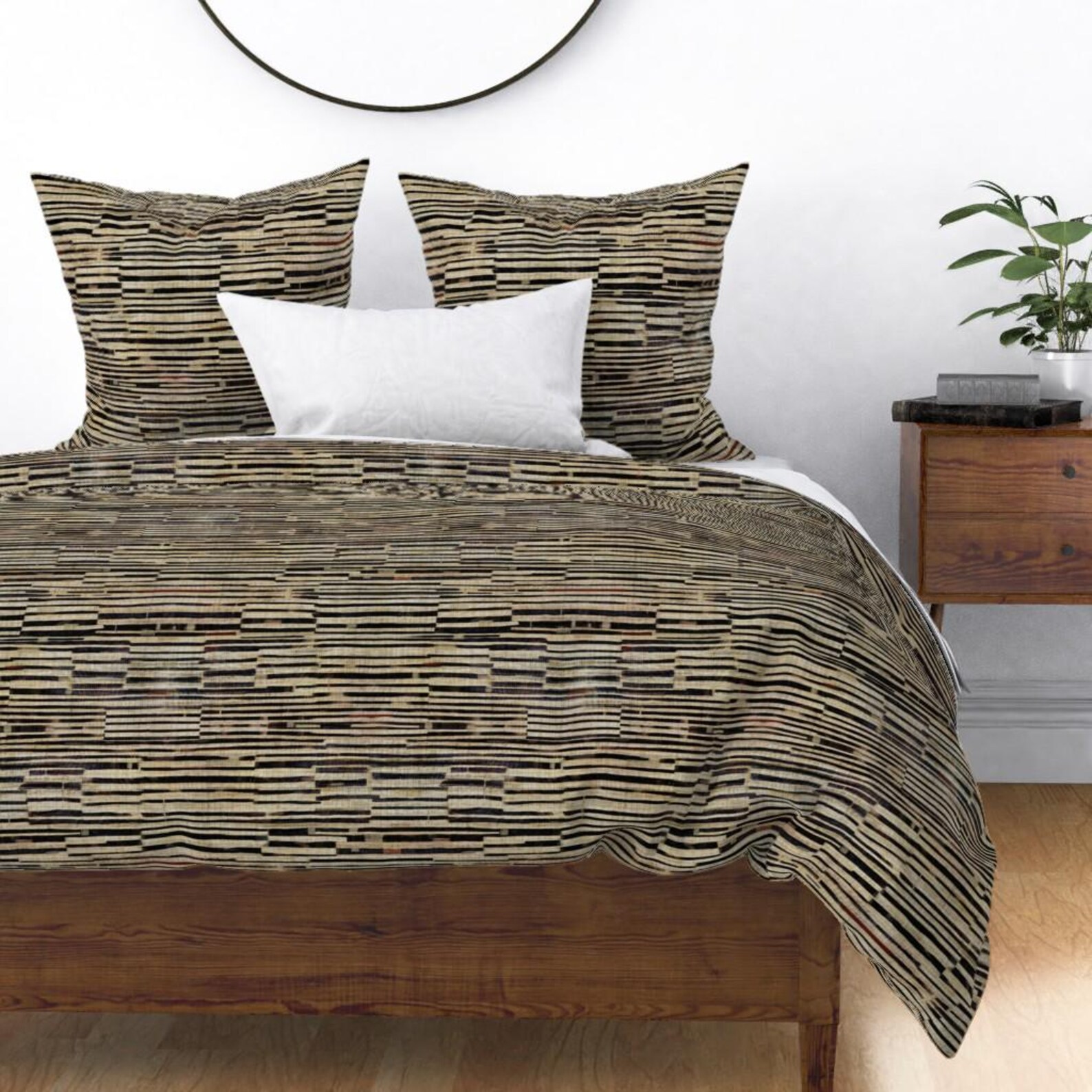 Boho Stripe Bedding - Tribal Stripe by Wren_leyland - Distressed ...