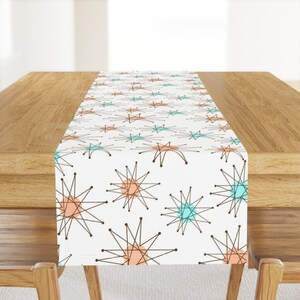 Mid Century Table Runner Starburst Pattern by Hot4tees_bgyahoo_com ...