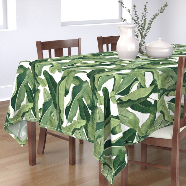 Banana Leaves Tablecloth - Etsy
