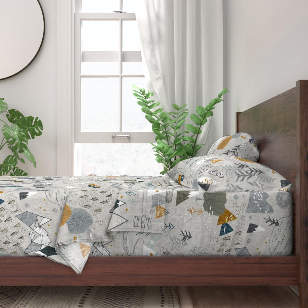 Outdoor Adventure Sheets - Max's Map Grey by Nouveau_bohemian ...