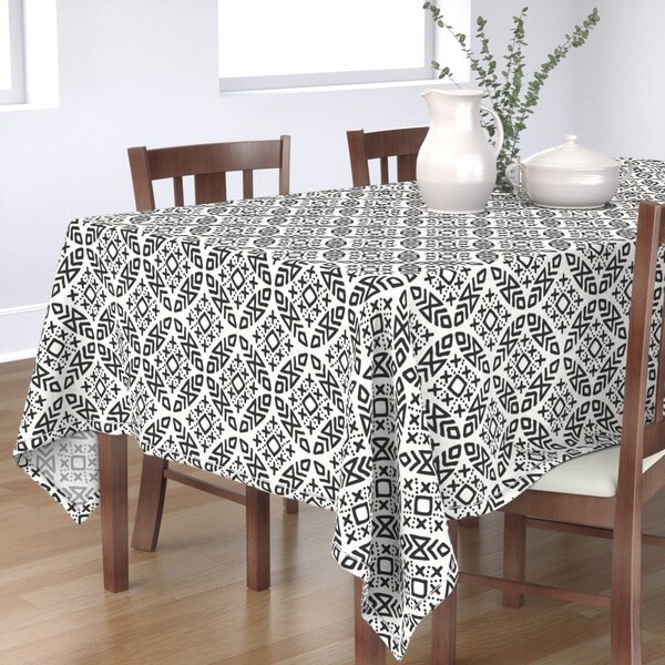 Modern Tablecloth - Etsy