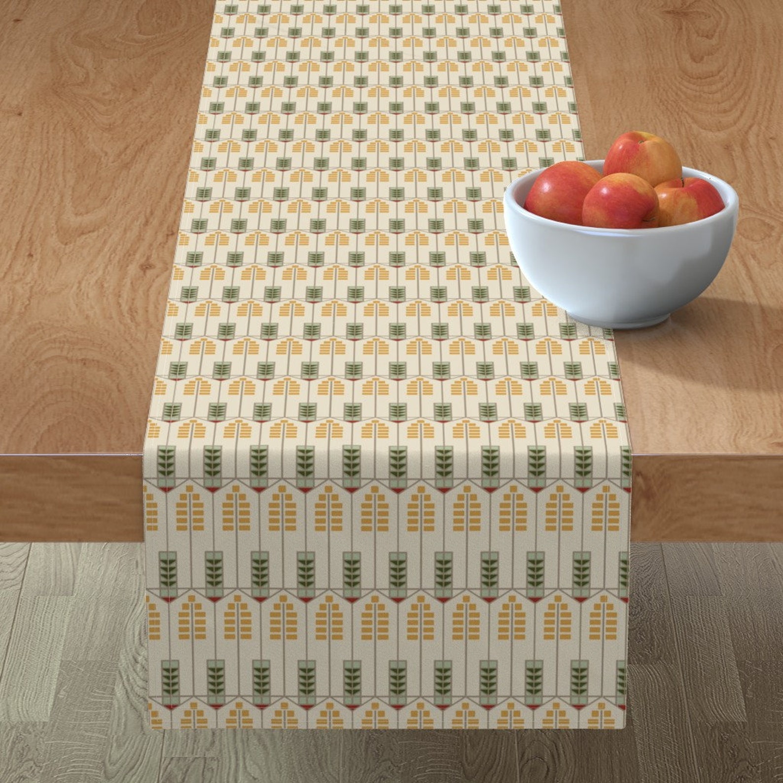 Prairie Style Table Runner Prairie Vine by Textilestudio - Etsy