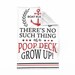 Boat Joke Tea Towel Poop Deck by Mariafaithgarcia Black - Etsy
