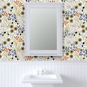 Modern Floral Non-pasted Wallpaper Spring Summer Wildflower Meadow ...