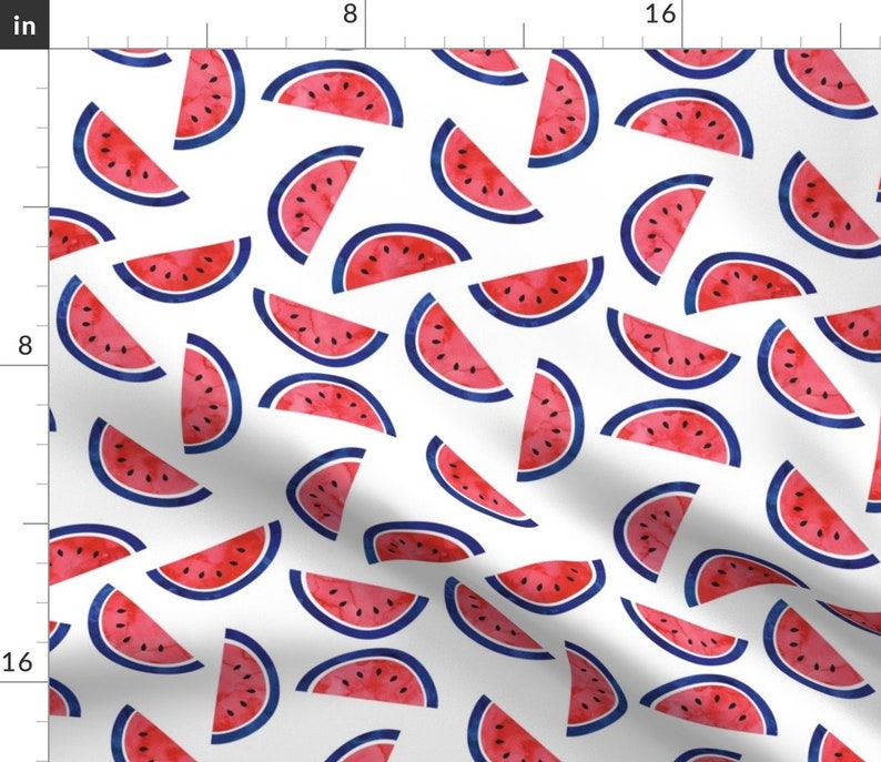 Watermelon Table Runner Watercolor Watermelon by - Etsy