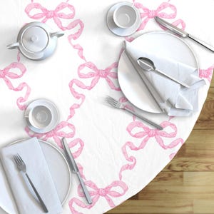 Rococo Ribbon Tablecloth - Large Ribbon Trellis by Danika_herrick ...