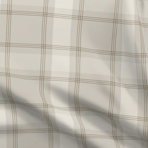 Beige Plaid Sheets - Light Tan Plaid by Laura_nisbet_art - Rustic ...