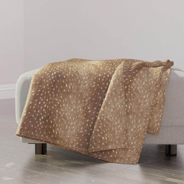 Fawn Print Fabric - Etsy