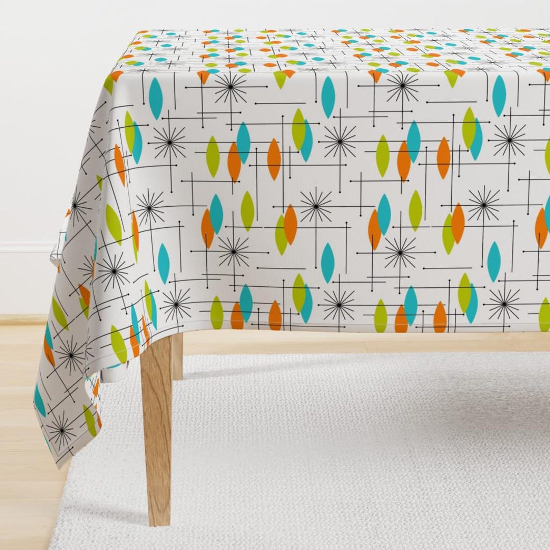 Star Tablecloth - Mid Century Space by Tonyanewton - Mid Century Space ...