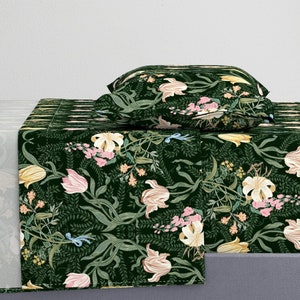 Victorian Sheets Victoria Flower Garden by Artbygirija Floral Art ...