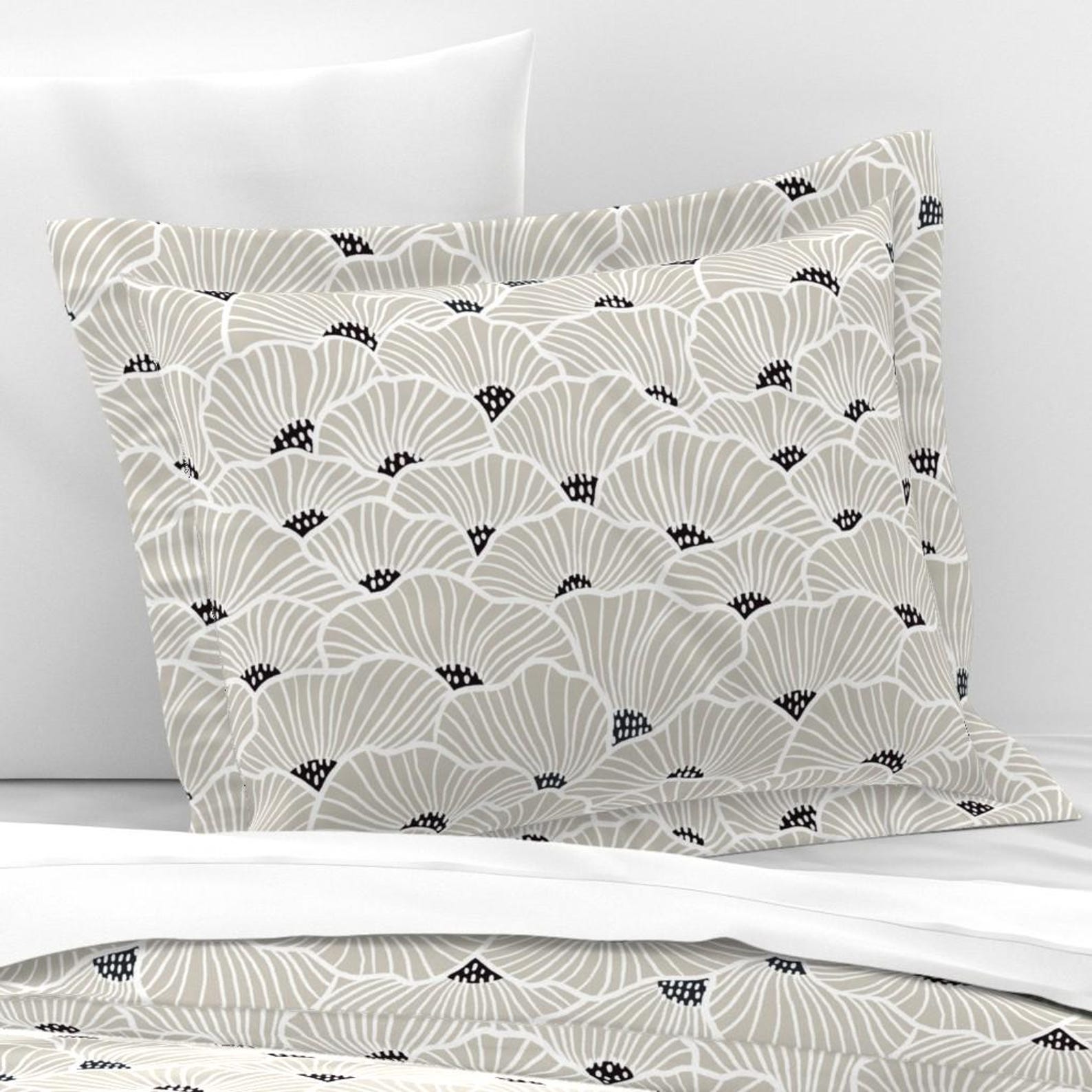 Neutral Floral Bedding - Shells by Amy_maccready - Scallop Shells ...