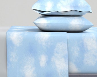 Cloud Heat Transfer Vinyl, Fluffy Cloud Pattern HTV, Blue White ...