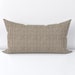 Farmhouse Stripe Lumbar Pillow - Country Chic Rustic Stripes Brown ...