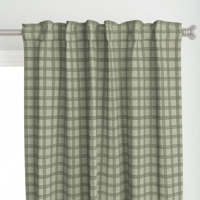 Windowpane Curtains - Etsy