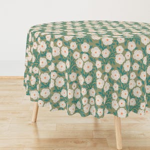 Cottagecore Tablecloth - Bloom Wild Large by Bloomwilddesign - Floral ...