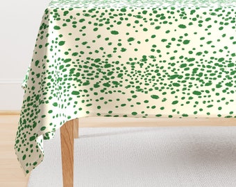 Green Dot Fabric Dots in Emerald by Domesticate Shagreen Animal Print ...
