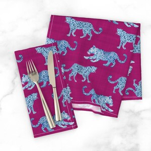 Exotic Animal Dinner Napkins Set of 2 - Jungle Leopard Animal Print ...