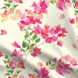 Pink Floral Sheets Bougainvillea Vines by Katevasilchenko Bougainvillea ...